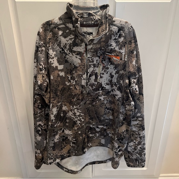 sitka | Shirts | Sitka Heavyweight Zip T Optifade Elevated Ii Mens Size ...